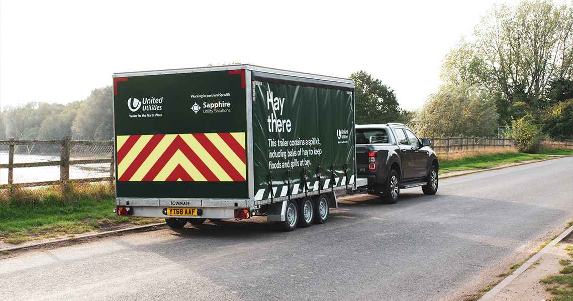 Sapphire Utilities Specialist Spill Trailer - Case Study | Towmate ...